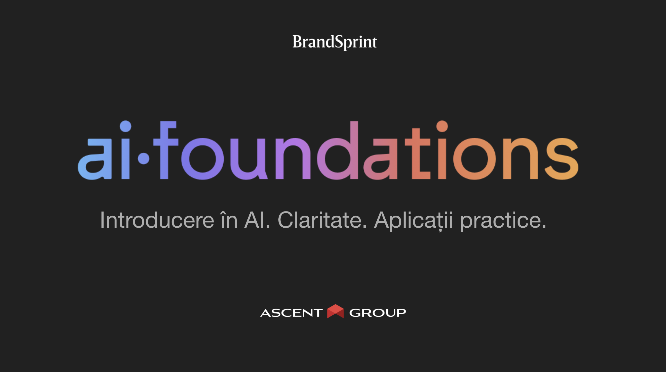 AI Foundations Training - Ascent Group